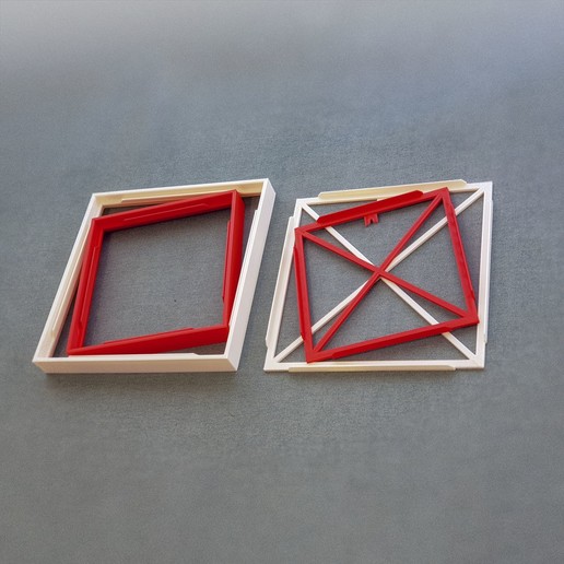 Download STL file Tee-Frame Revive your old shirts! • Object to 3D ...