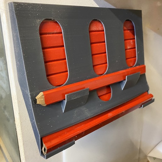 Download free STL file Carpenter's Pencil Dispenser • Template to 3D ...