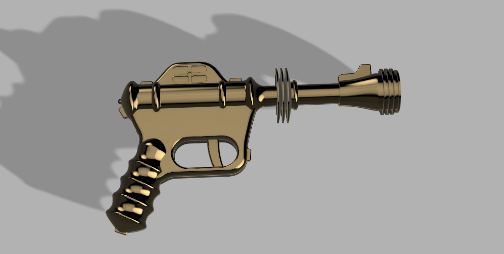 STL file Foo Fighters Ray Gun Daisy model xz-38 Disintegrator 🔫 ...