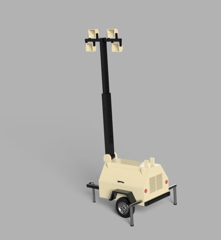 3D file portable light boom 🚐・Template to download and 3D print・Cults