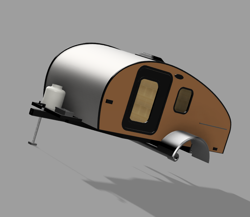 3D file teardrop camper・3D printing idea to download・Cults