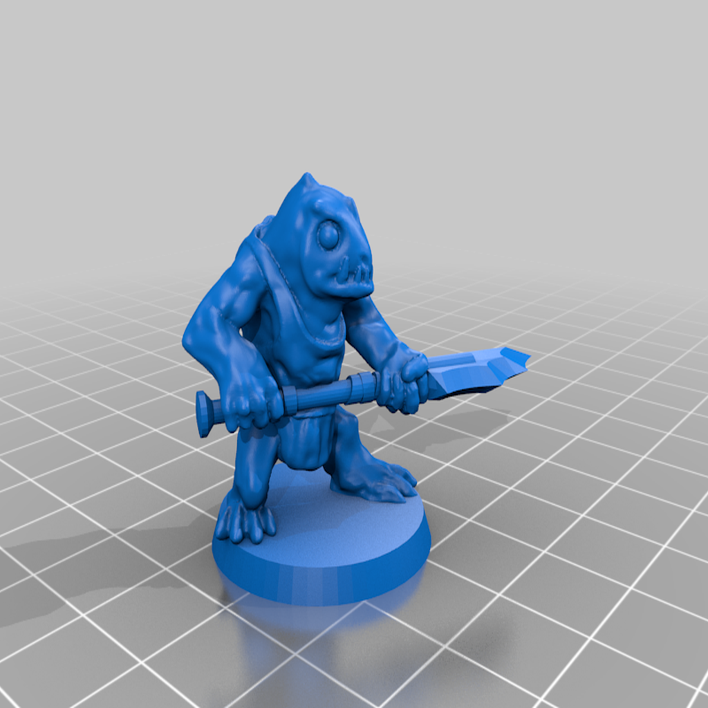 Free STL file Kuo-Toa・3D print model to download・Cults