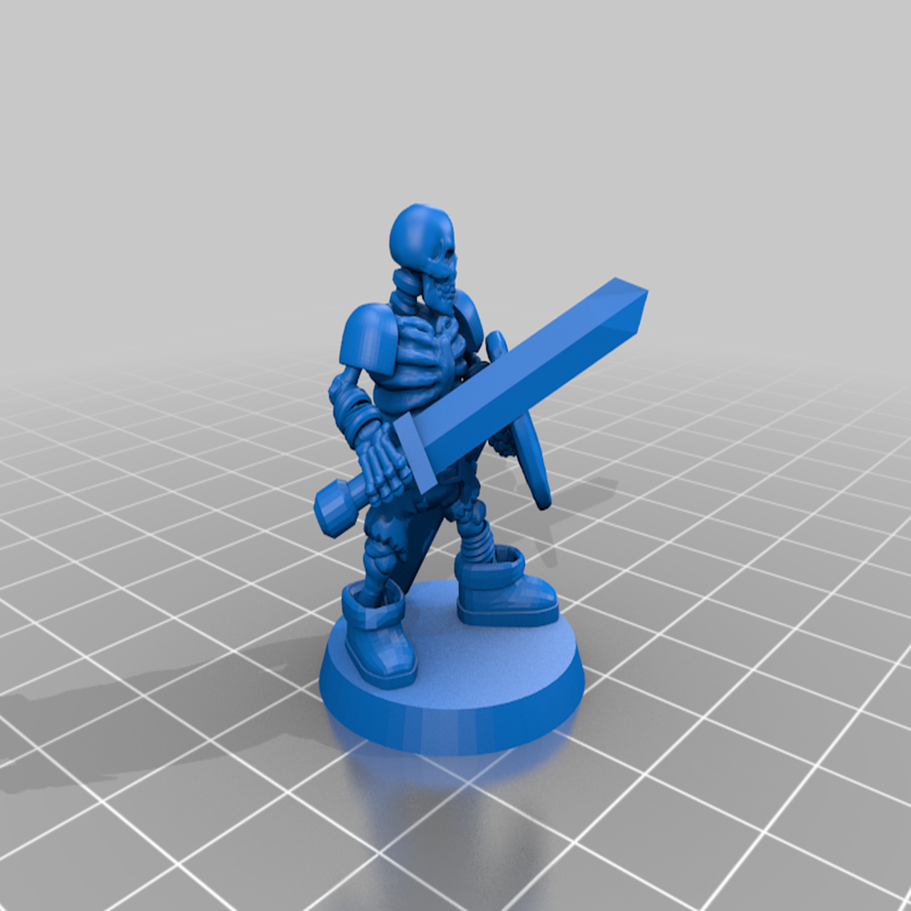 Файл STL Skeleton (With Light Armour) 💀・3D-печатная модель для загрузки ...