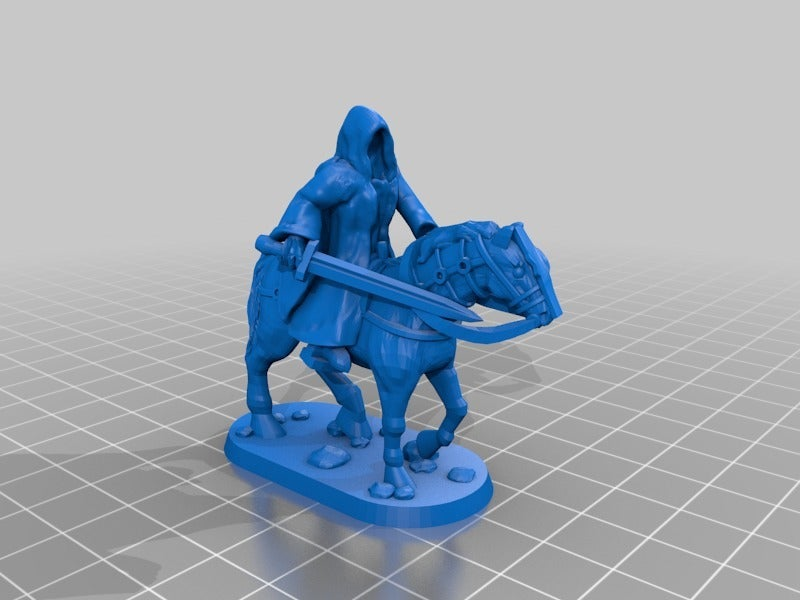 STL file Nazgul on Horse・3D printer model to download・Cults
