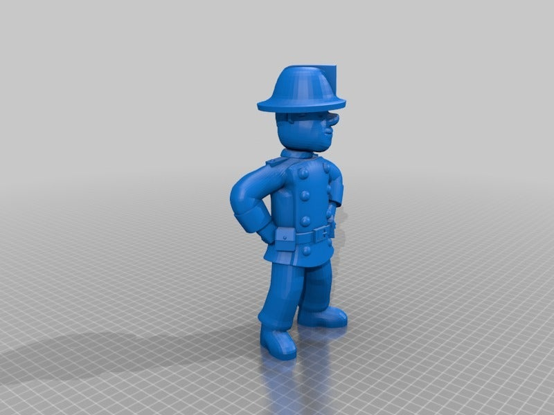 Free OBJ file Fireman Sam 🚒・3D print object to download・Cults
