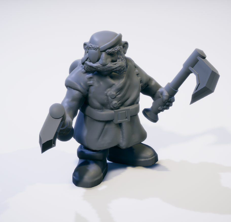 STL file Dwarf Adventurers ⚔・3D printer model to download・Cults