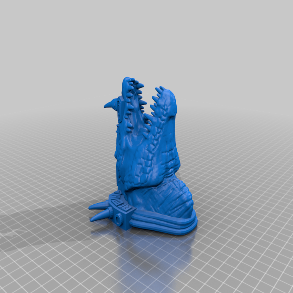 Download free STL file Dread Saurian • 3D print object ・ Cults