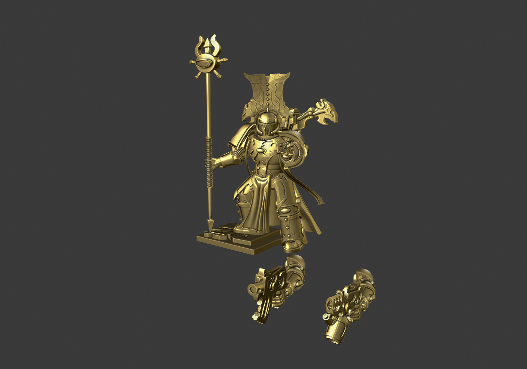 Free STL file All is Dust - Aspiring Sorcerer - Thousand Sons - Rubric ...