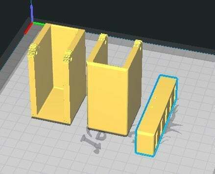 Free STL file USB drive case(holds 5) fixed・Object to download and to ...