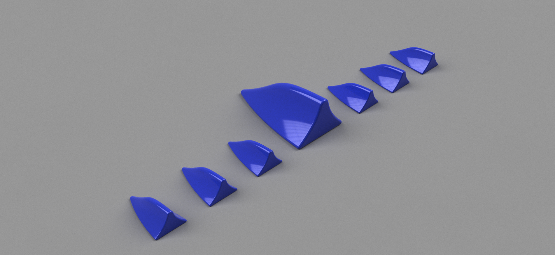 STL file CAR SHARK FIN and DIFFUSER SET・Model to download and 3D print ...