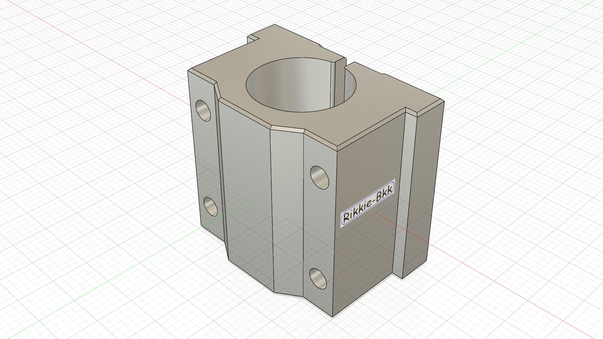 STL file Sc8uu bearing block・3D print object to download・Cults