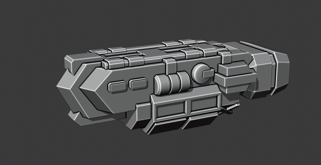 Download free STL file Spaceship • 3D printable design ・ Cults