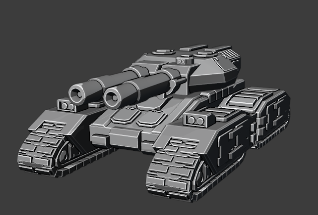 Free STL file Cyclops C Sci Fi tank 🪖・3D print model to download・Cults