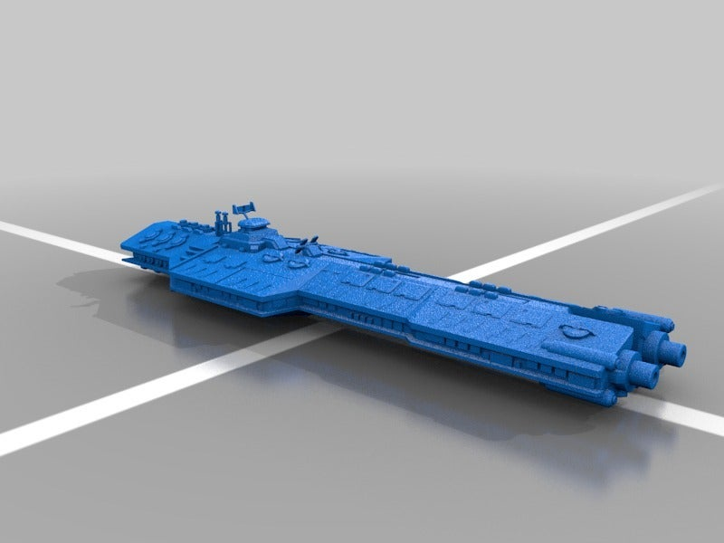 Free OBJ file spaceship・3D print model to download・Cults