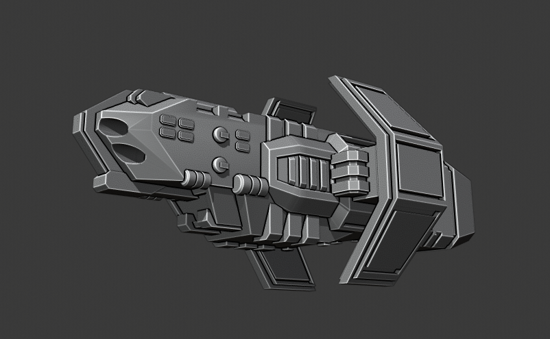 Free STL file Spaceship・3D printer design to download・Cults