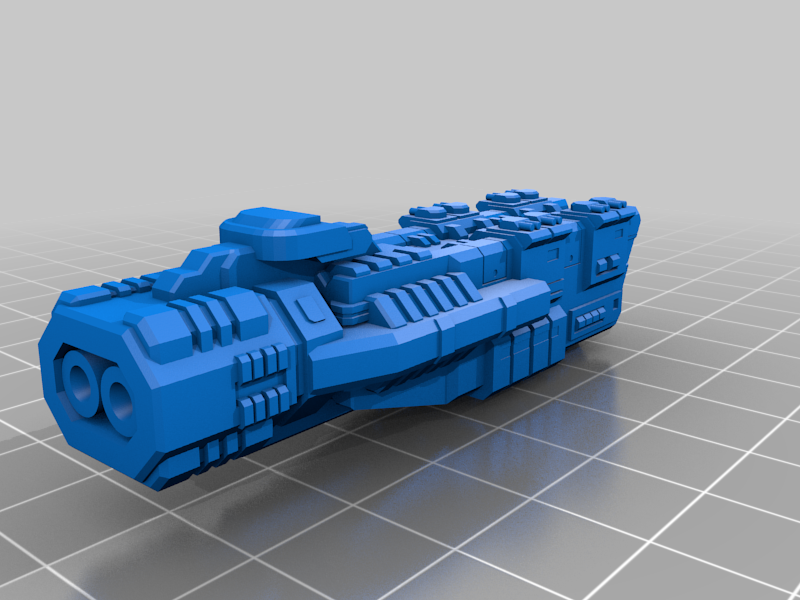 Free STL file cruiser spaceship・3D printer design to download・Cults