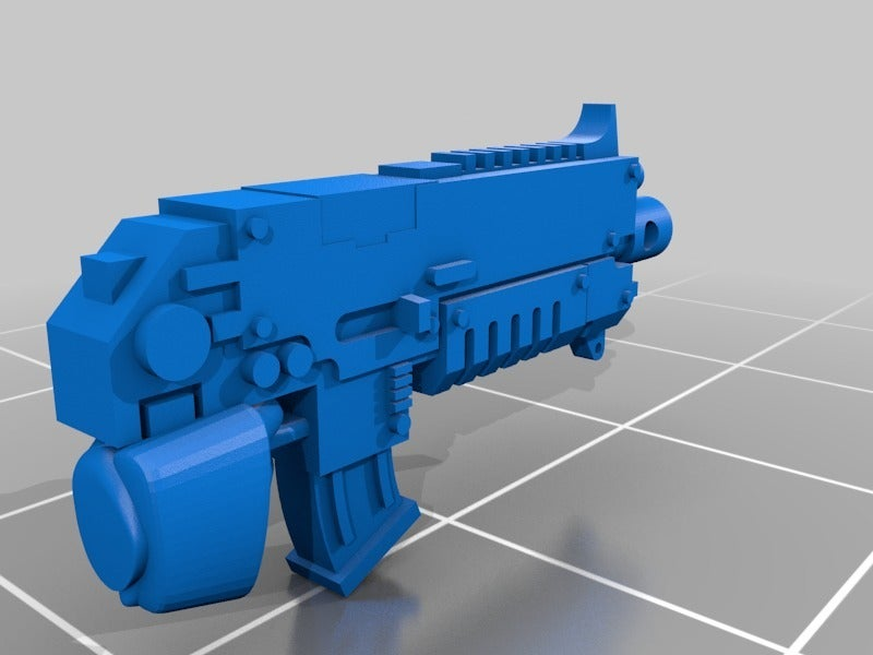 Free OBJ file gun・3D printable object to download・Cults