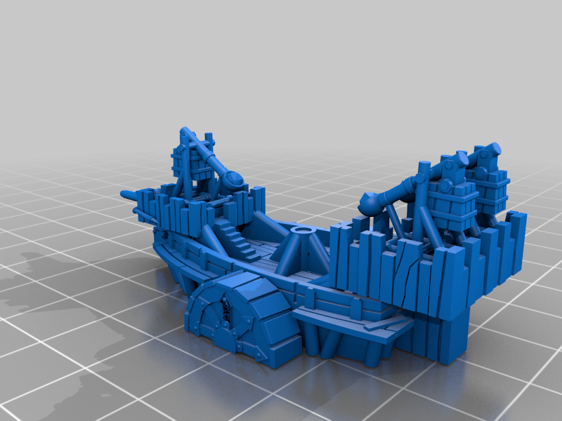 Free STL file DriftWoodRot Paddle Wheel Ship・3D printable object to ...