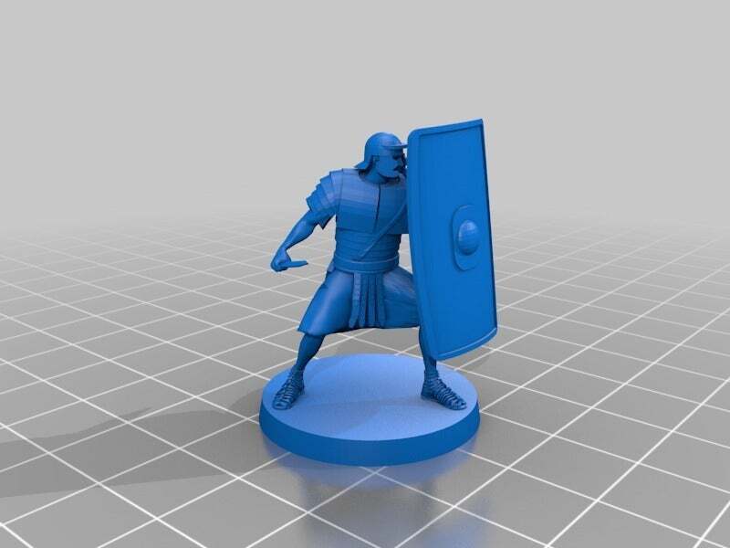 Free STL file 28mm Roman soldier "Still Work in progress" preview 🫡・3D ...