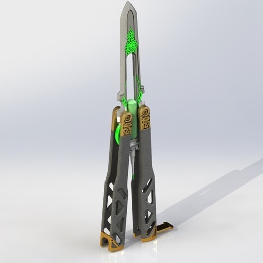 Download 3D printer model APEX LEGENDS - OCTANE - Butterfly knife ・ Cults