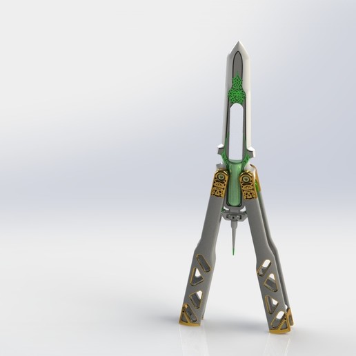 Download 3D printer model APEX LEGENDS - OCTANE - Butterfly knife ・ Cults