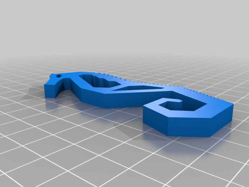 Free STL file Seahorse EDC tool remake・Design to download and 3D print ...