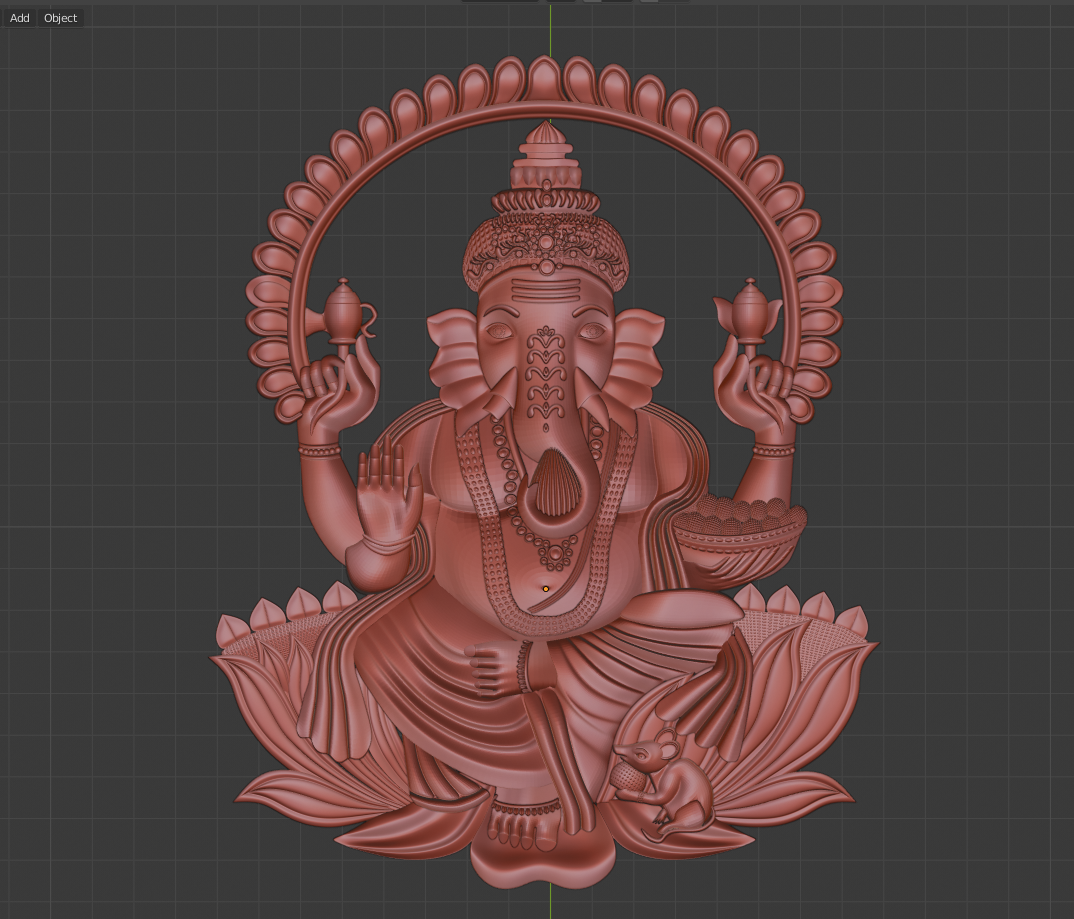 STL file Ganesh・3D printing design to download・Cults