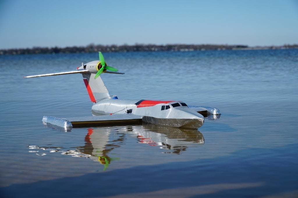 Download STL file 3D printed RC Ekranoplan • 3D printing object ・ Cults