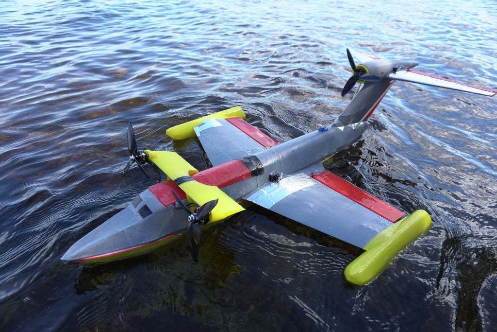 Download STL file 3D printed RC Ekranoplan • 3D printing object ・ Cults