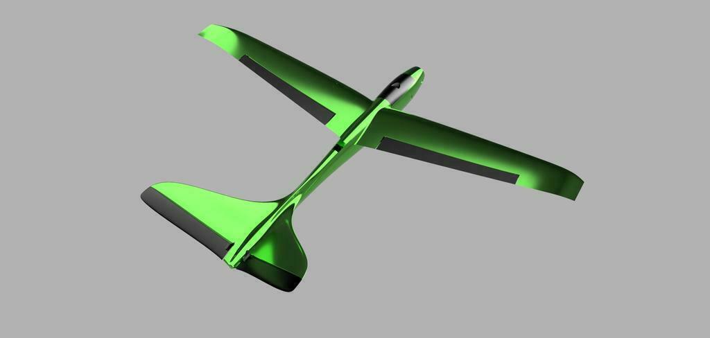 Free STL file RC V-Tail Airplane - Test Part 🛩️・3D printable model to ...
