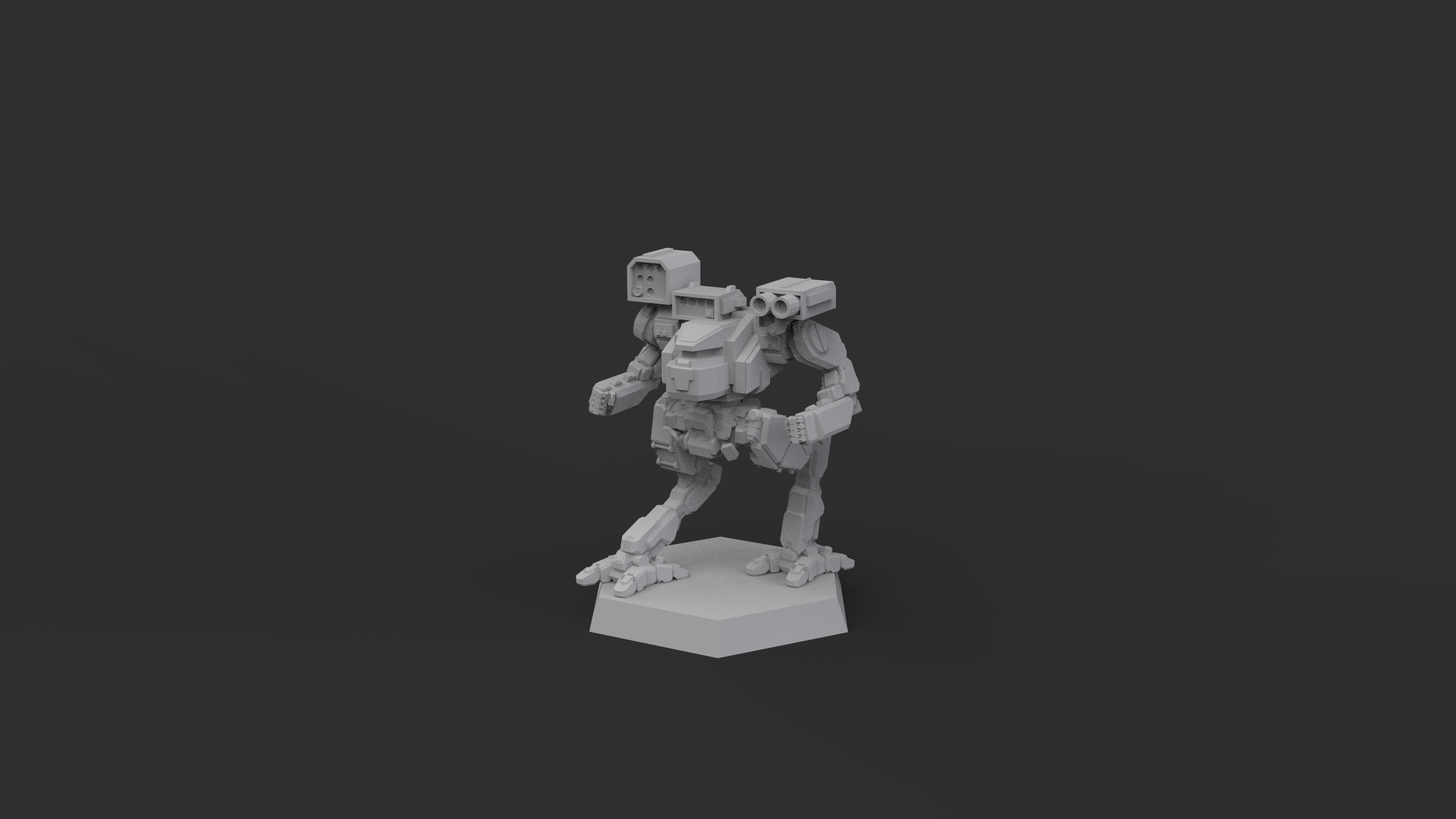 Free STL file Fire Sprinter Mech - Presupported 🔥・Object to download ...