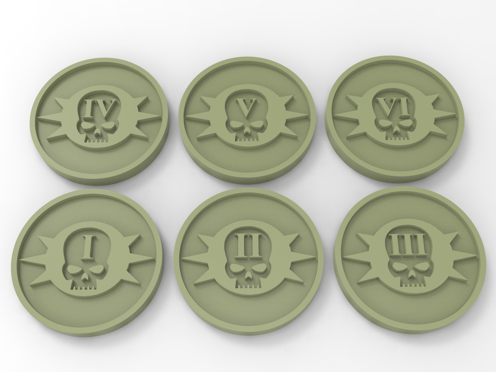 Free STL file Death Guard Objective Markers・3D printing idea to ...
