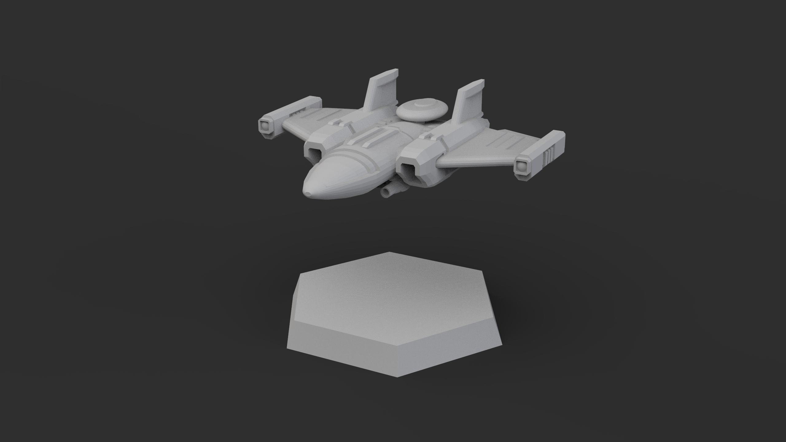 Free STL file Scoundrel Sci-Fi 6mm Fighter 🎲・3D printer model to ...
