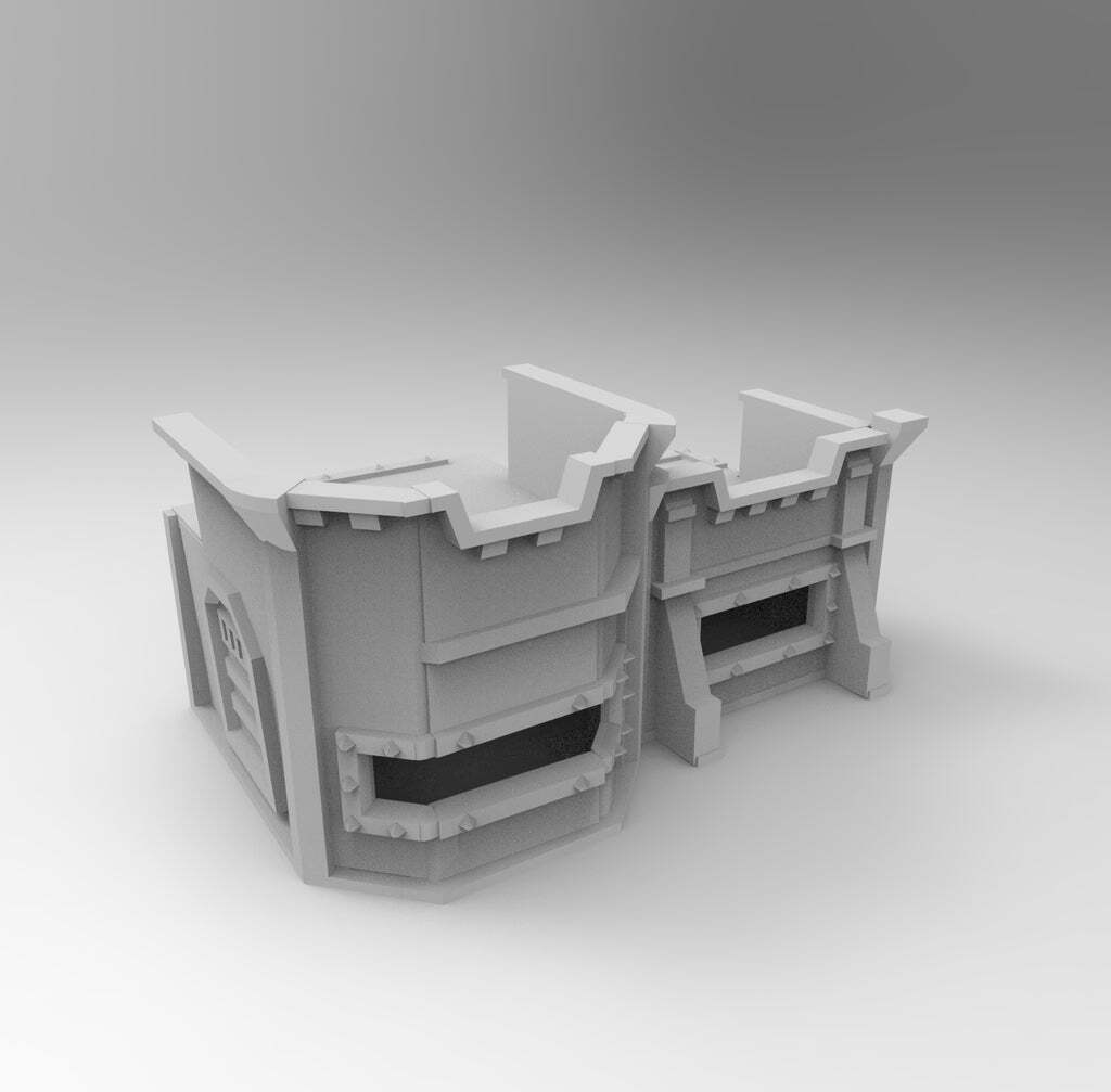 Free STL file 40k Bunker Walls of Martyr Remixed 🎲・3D print object to ...