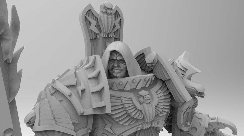Free STL file Emperor of Mankind Palpatine ⚔・3D printer model to ...
