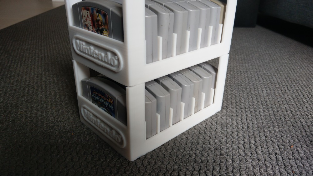 Free 3D file Nintendo 64 - 8 Cartridge Game Holder・3D printer model to ...