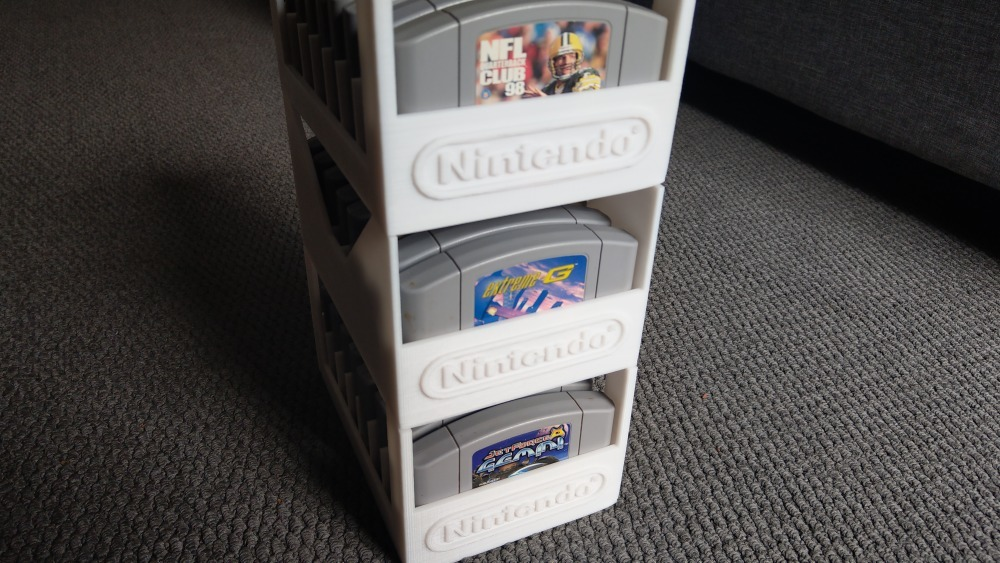 Free 3D file Nintendo 64 - 8 Cartridge Game Holder・3D printer model to ...