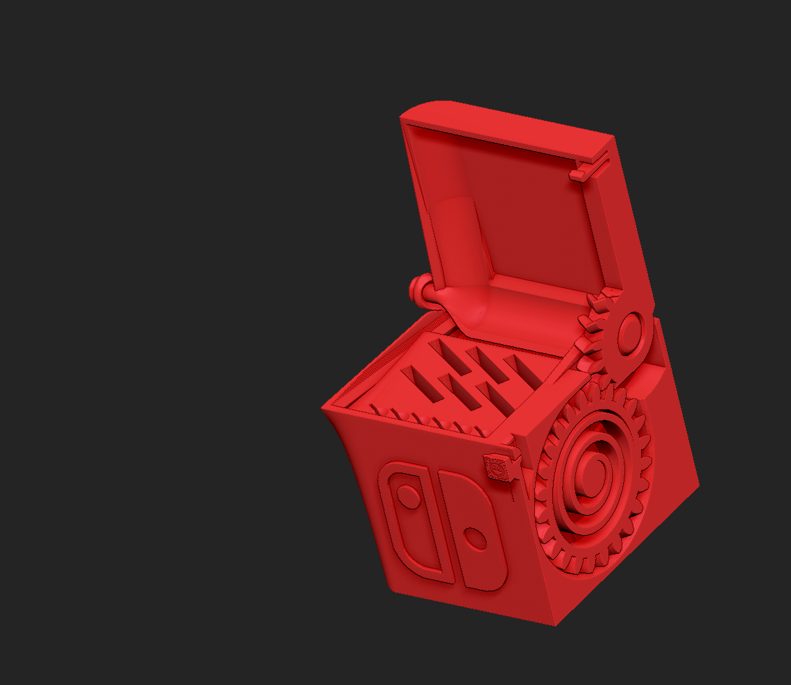 Free STL file RE-MIX PIP SPRING BOX Holding my CARD NINT/SW・3D print ...