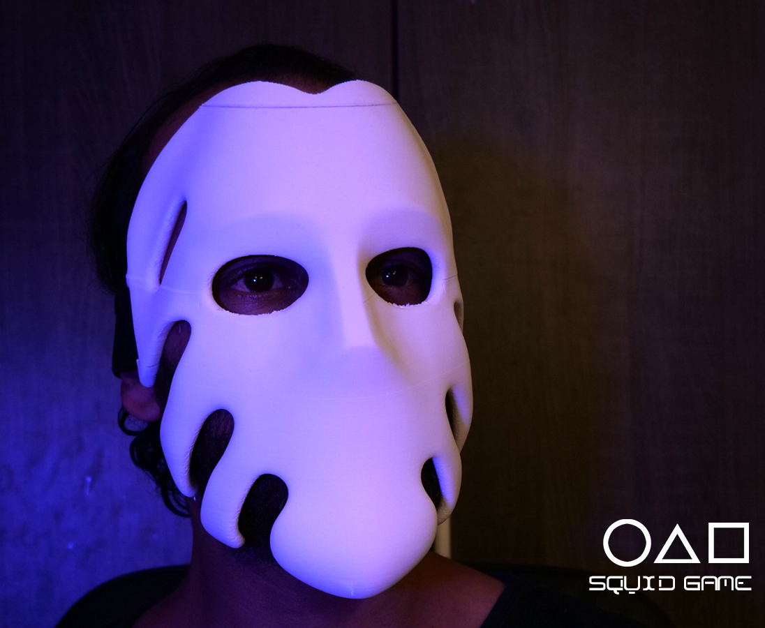 STL file Waiter ! Mask (Squid Game ) series・3D printing idea to ...