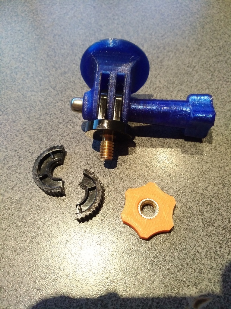 Free 3D file counter nut body for GoPro & SJ Cam mount・3D print design ...