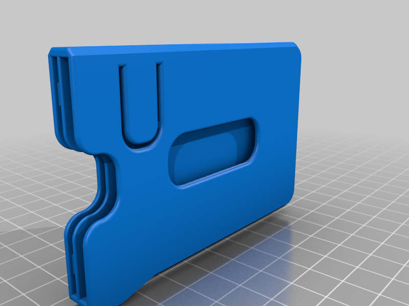 Free 3D file simple card wallet・3D printing model to download・Cults
