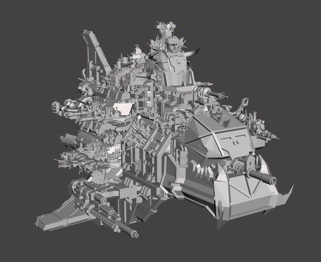 Free 3D file Ork Kroozer・3D print model to download・Cults