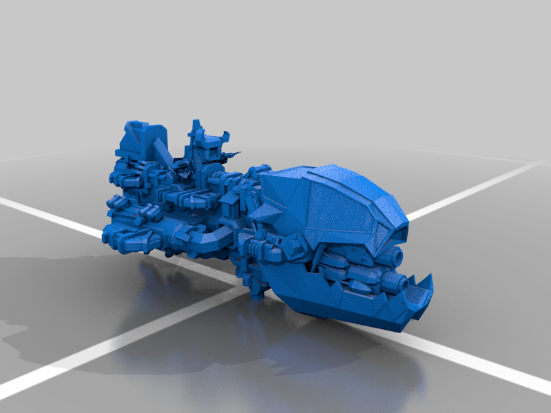 Free 3D file Ork Ravager Attack Ship・Object to download and to 3D print ...