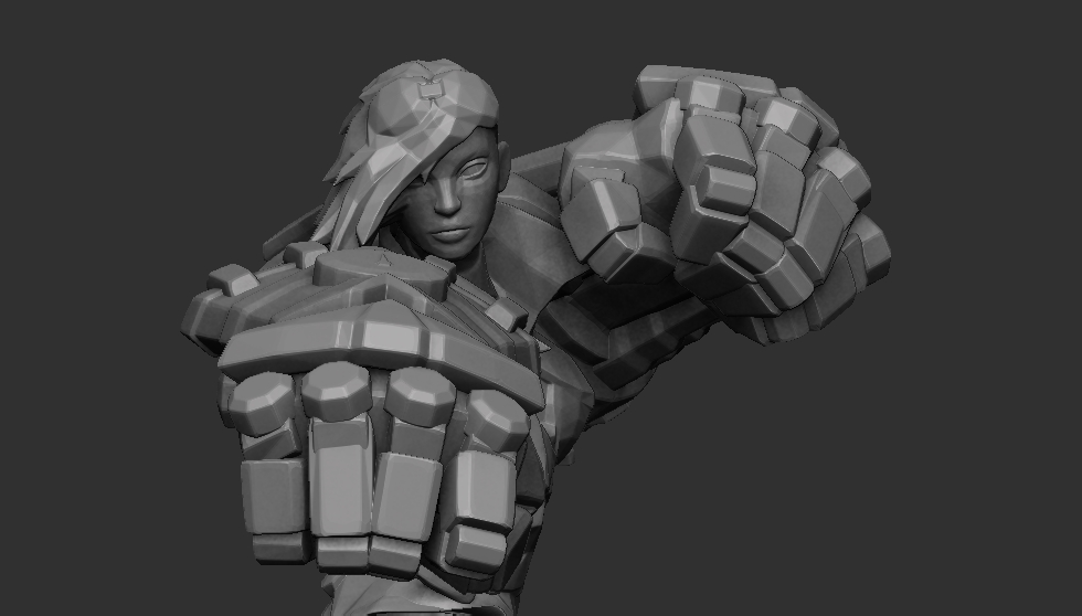 Archivo STL Vi League of legend 3d print・Objeto imprimible en 3D para ...