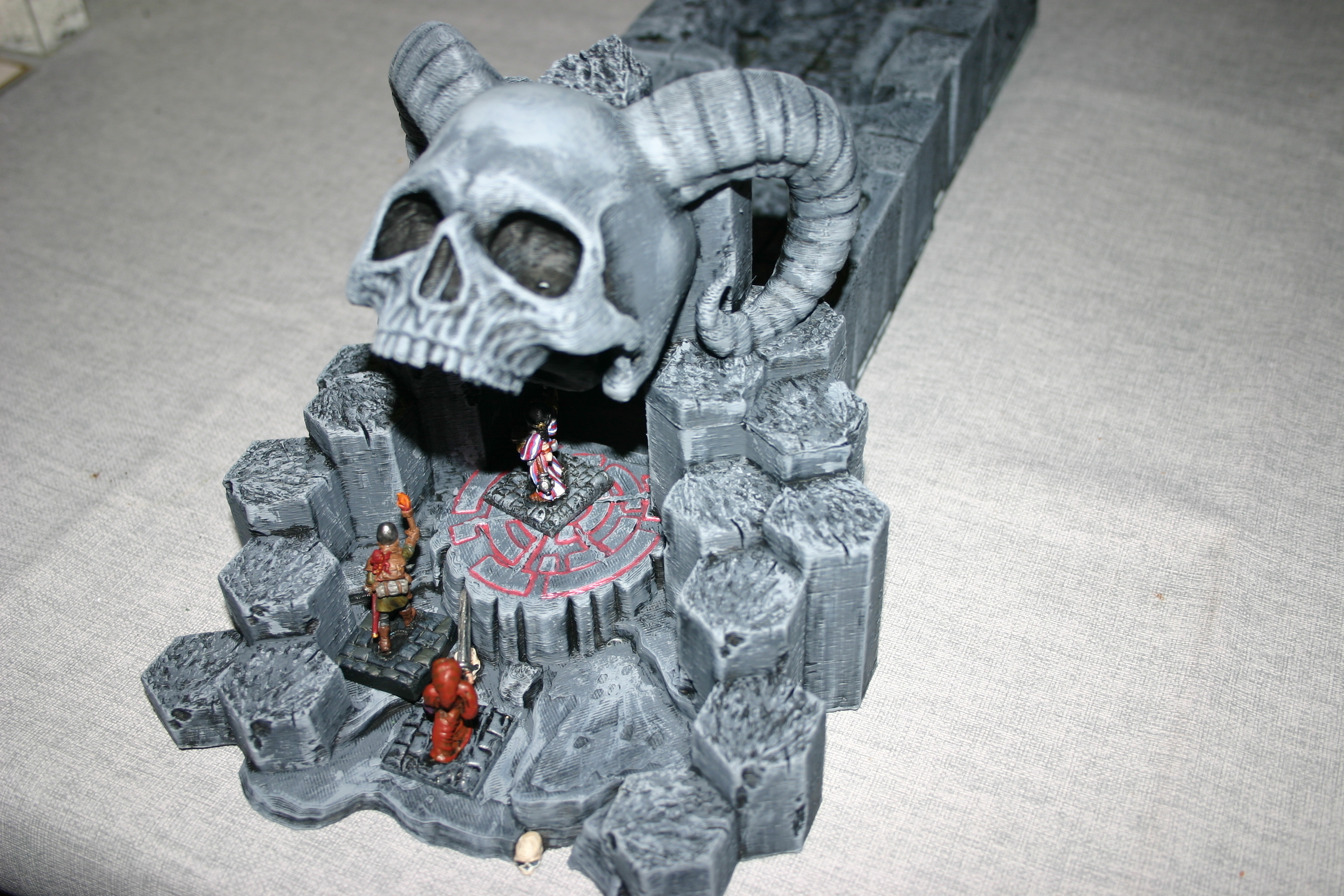 Archivo STL gratis Openlock / Openforge Skull Cave Dungeon Entrance ...