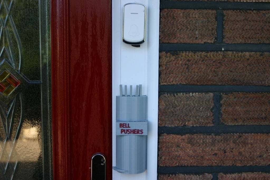 Free STL file Hands Free Doorbell Pusher Dispenser・3D printable design ...