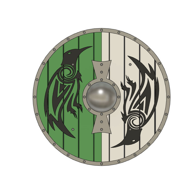 Download free STL file Creed Valhalla Assassin Shield • 3D printing model ・ Cults