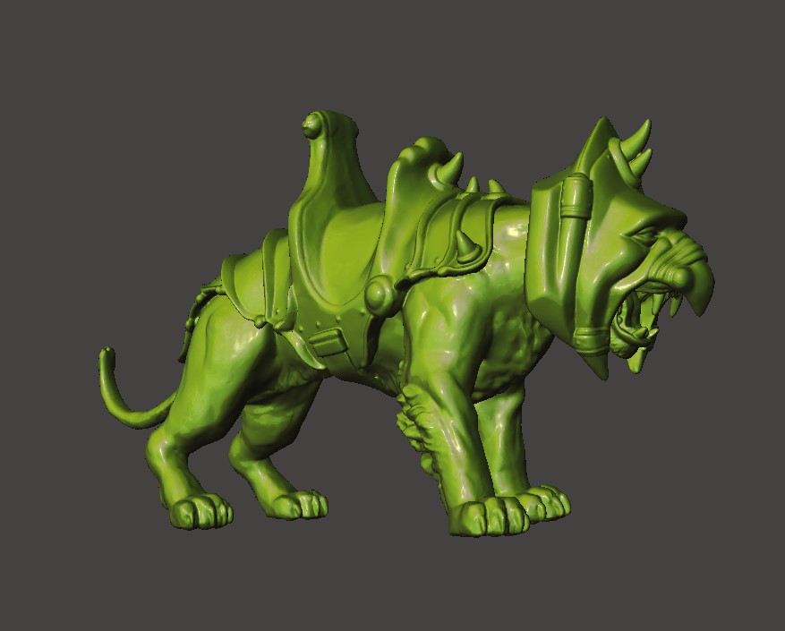 STL file BATTLE CAT MOTU CLASSICS STATUE 🐱・3D print model to download・Cults