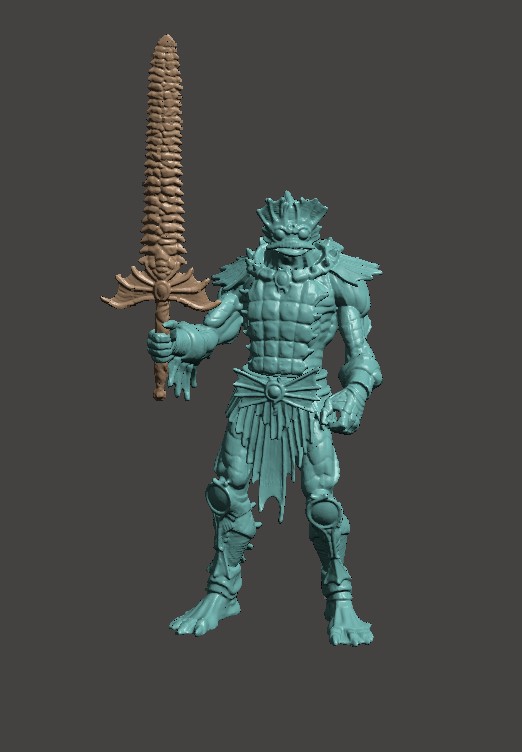 STL file MERMAN MOTU 200X・3D printer model to download・Cults