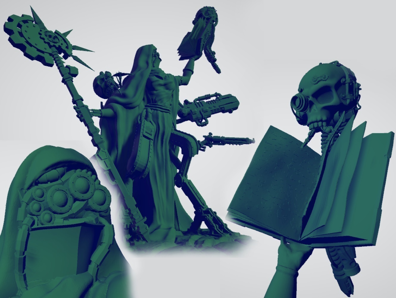 Free STL file Martian Magos with Mammaries 🤖・3D printer model to ...